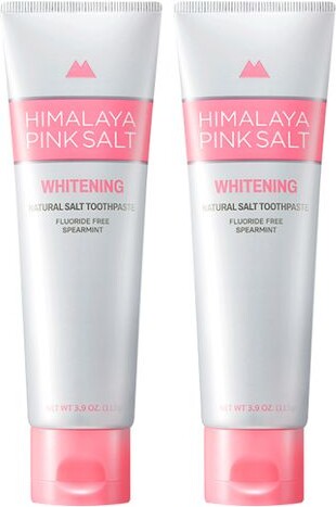Himalaya Pink Salt Natural Salt Whitening Toothpaste (Fluoride-Free) 2 ...