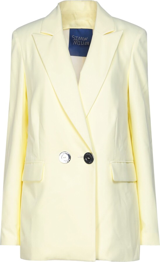 Simon Miller Suit Jacket Light Yellow - ShopStyle