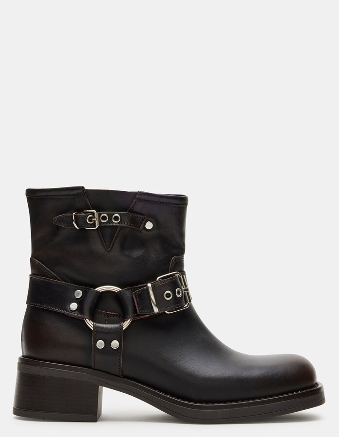 Steve Madden Rustler Brown Leather - ShopStyle Boots