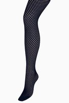 Black Patterned Tights - ShopStyle UK