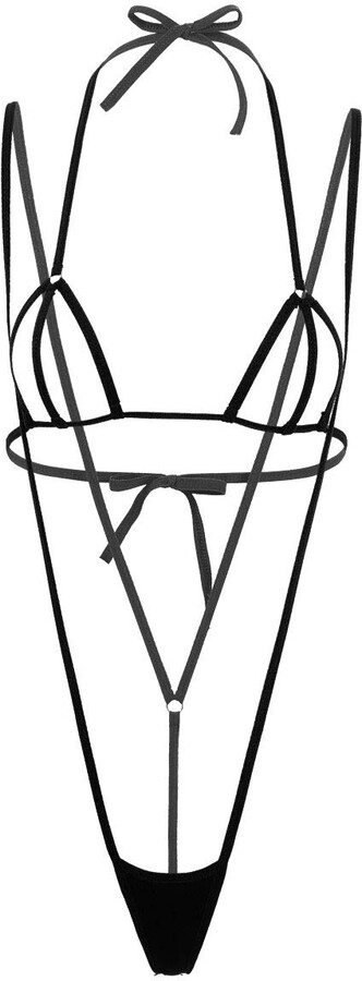 Jowowha Womens Micro Bikini Set Extreme Bikinis Sexy Mini G String