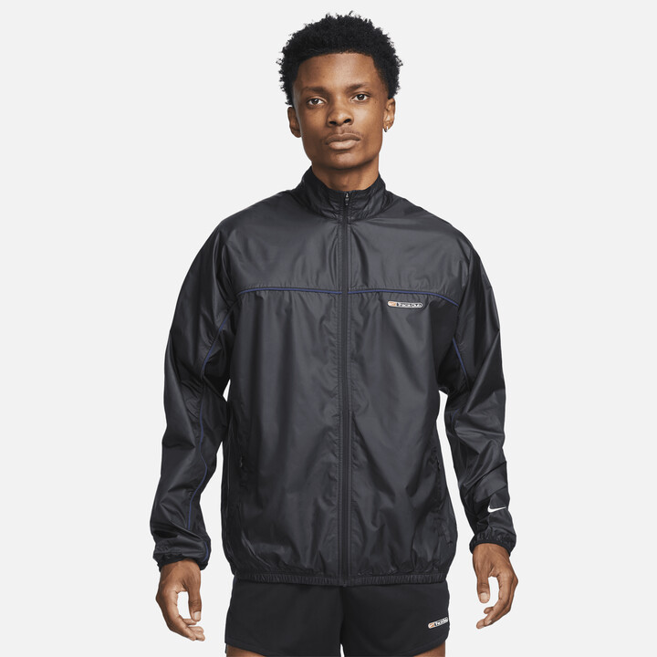 Nike Men's Track Club Storm-FIT Running Jacket in Black - ShopStyle