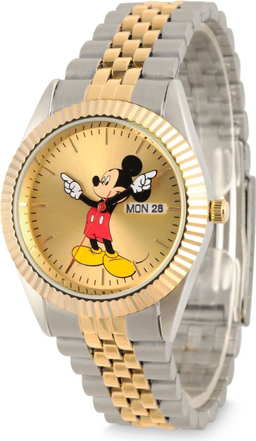 Disney Mickey Mouse Two-Tone Alloy Watch for Men - ShopStyle