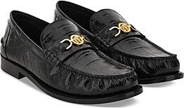 Versace Men's Medusa '95 Croc Embossed Slip On Loafers - ShopStyle