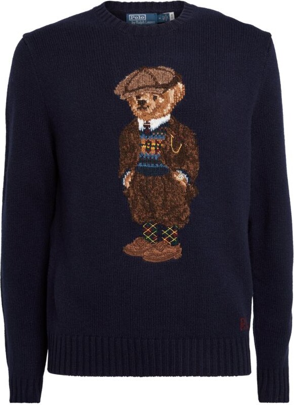 Polo Ralph Lauren Wool Polo Bear Sweater - ShopStyle