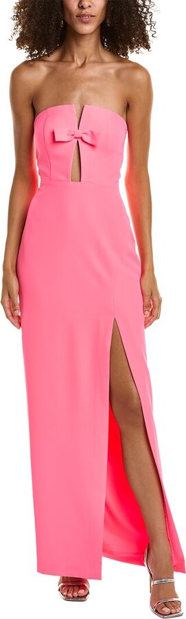 Liv Foster Crepe Column Gown - ShopStyle Evening Dresses
