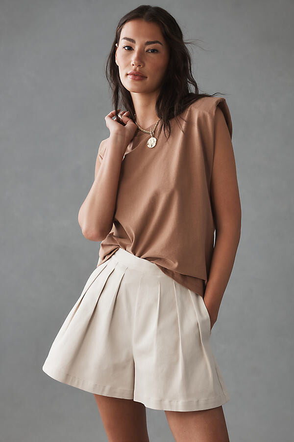 Pilcro Structured Muscle Tee Brown - ShopStyle T-shirts