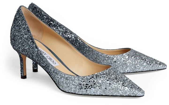 Jimmy Choo Romy 60 Glitter Pumps - ShopStyle