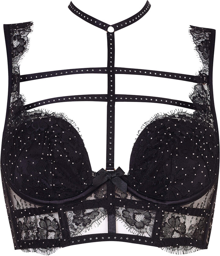 Agent Provocateur Davinah Padded Plunge Underwired Bra - ShopStyle