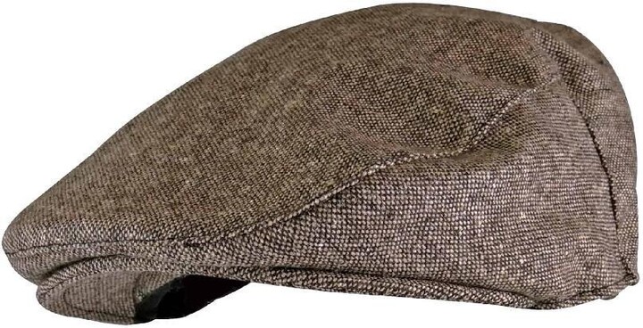 Sock Snob Checked Wool Blend Traditional Flat Cap - ShopStyle Hats