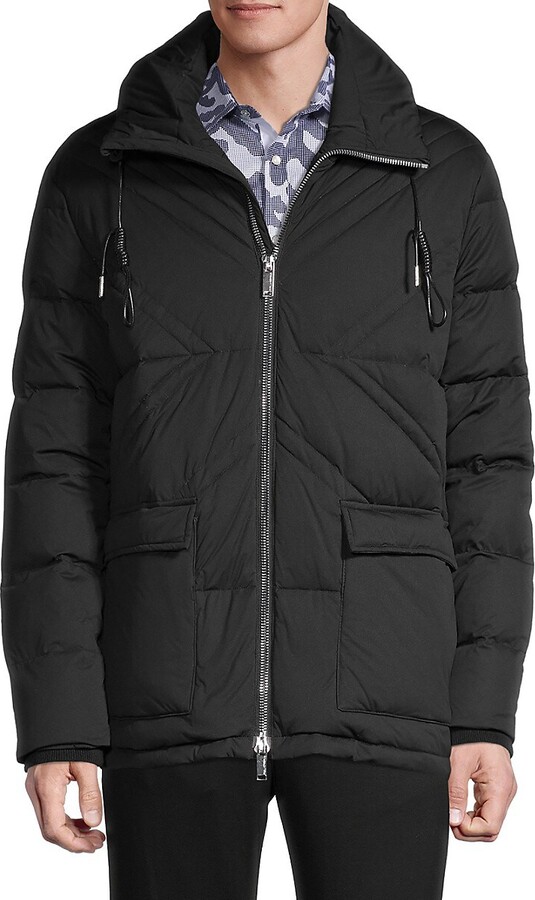 Karl Lagerfeld Paris Down Puffer Jacket - ShopStyle