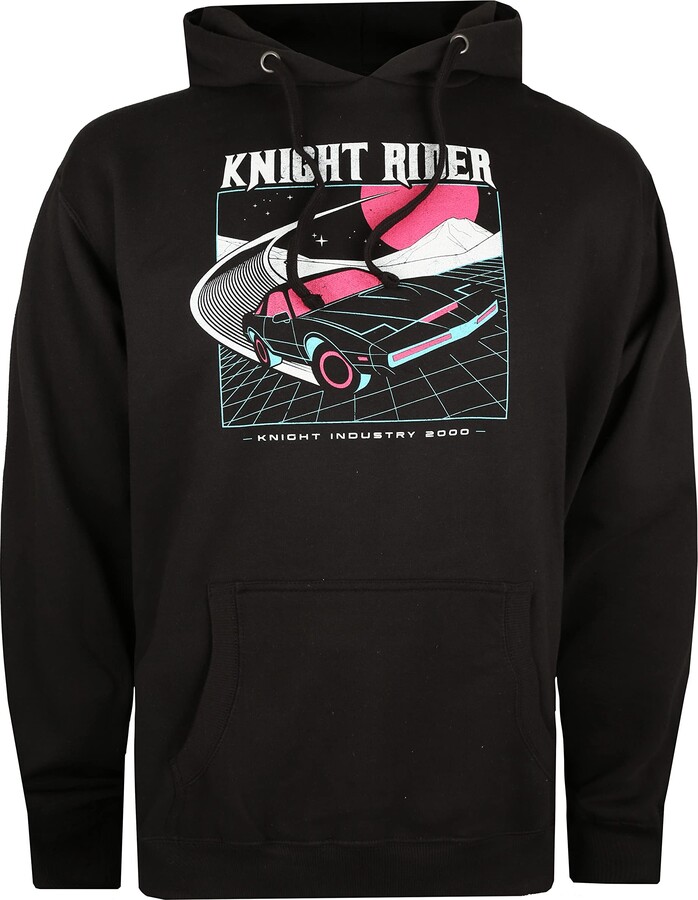 Knight Rider Men's Neon 2004 Hooded Sweatshirt - ShopStyle Jumpers ...