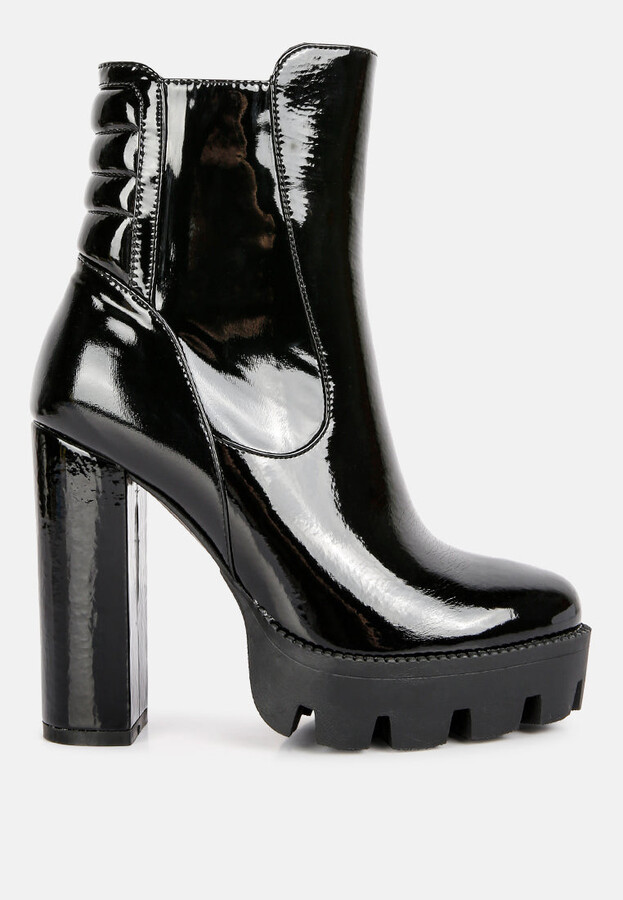 London Rag High Key Collared High Heel Ankle Boot - ShopStyle
