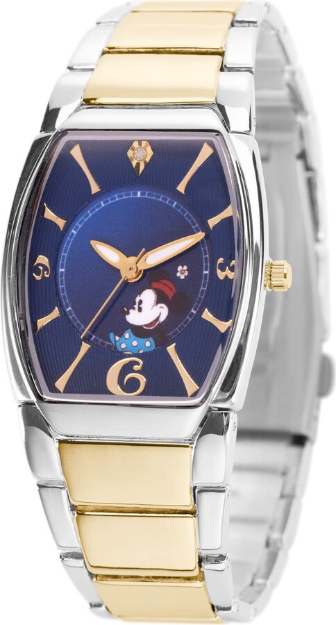 Disney Adult Barrel Analog Quartz Diamond Accent Bracelet Watch - ShopStyle