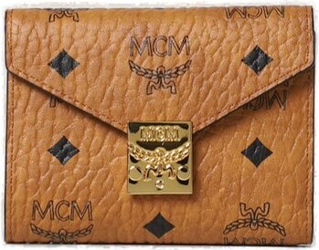 MCM Logo Printed Wallet - ShopStyle