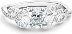 De Beers Adonis Rose Cushion-cut Diamond Ring In Platinum - ShopStyle
