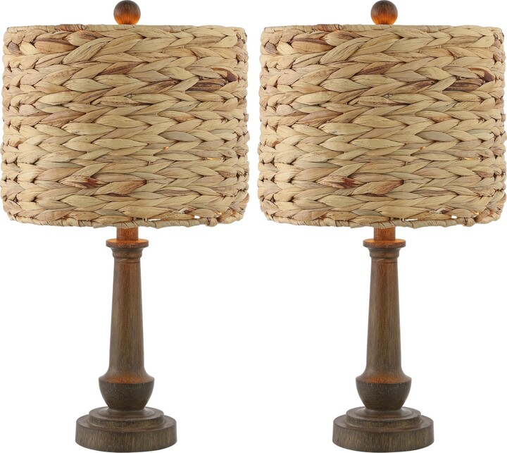 Jonathan Y Designs Leona 21.25" Rustic Farmhouse Handwoven Water ...