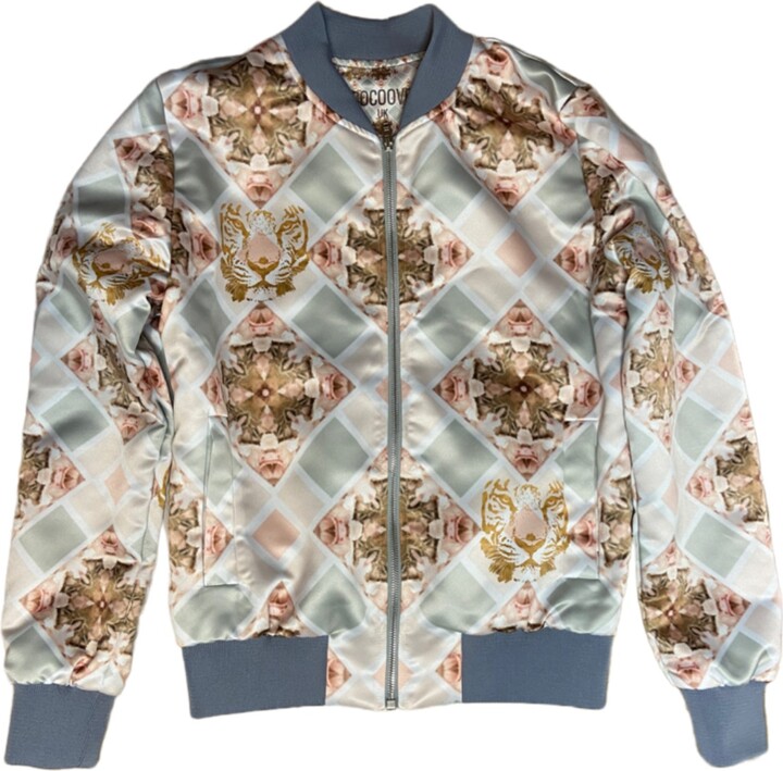 COCOOVE - Elements Luxe Satin Bomber Jacket - ShopStyle