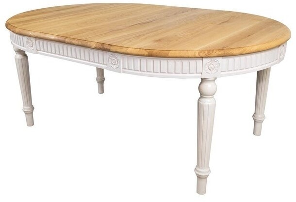 Badi Solid Wood Oval Dining Table - Oak - ShopStyle