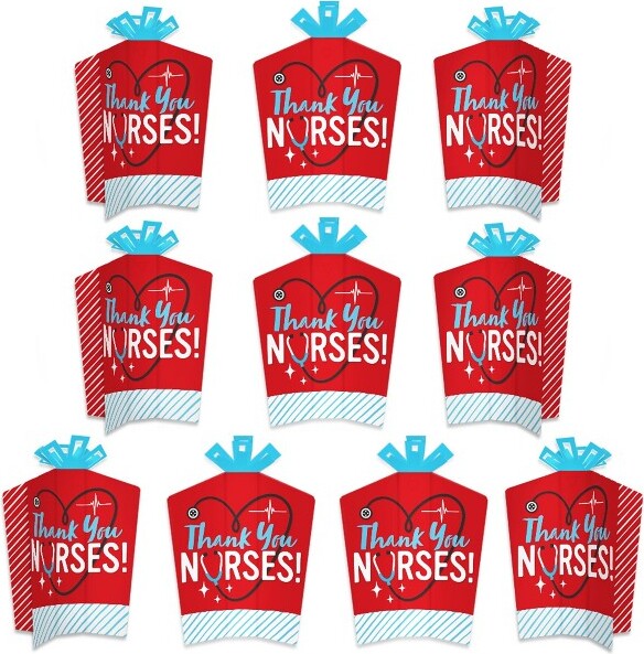 Big Dot of Happiness Thank You Nurses - Table Decorations - Nurse ...