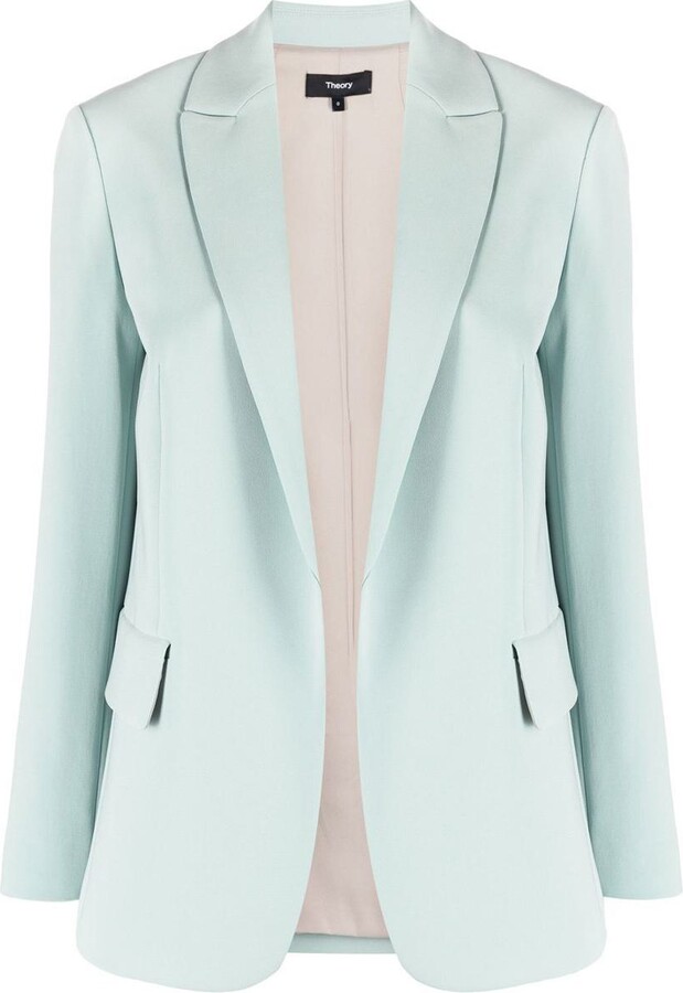 Theory Jacket without buttons - ShopStyle Blazers