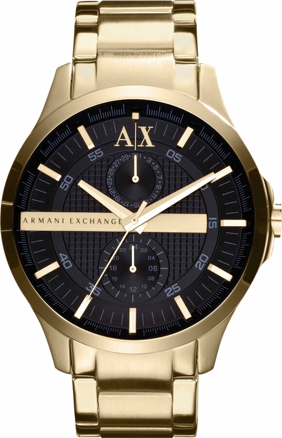 A｜X ARMANI EXCHANGE Armani Exchange A|X Men's Multifunction Gold-Tone ...