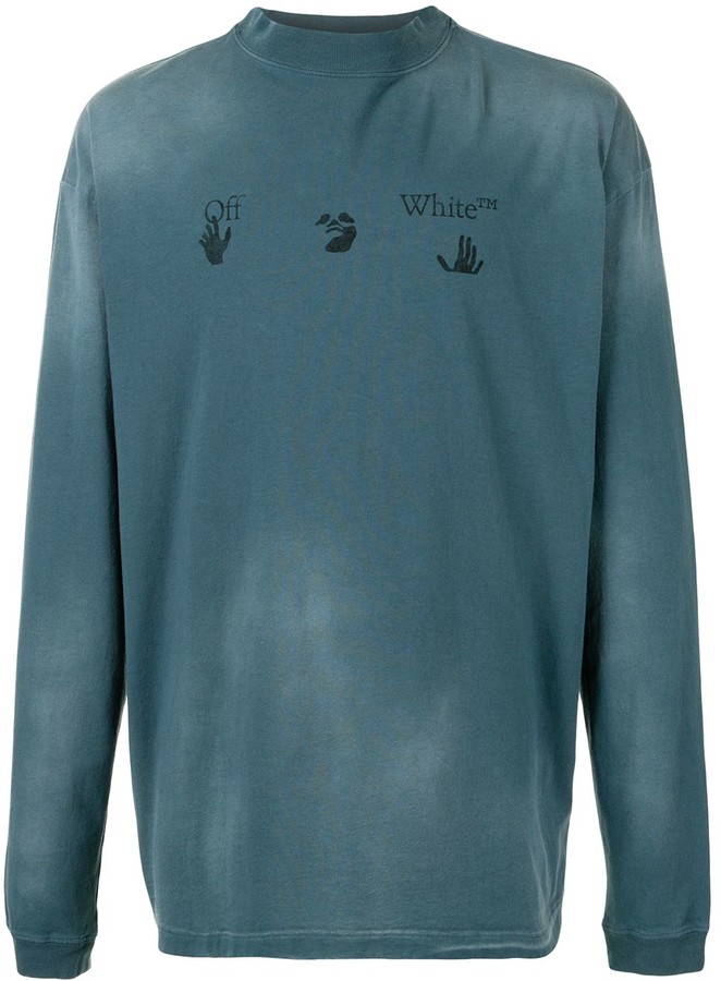 Off-White Hands logo sweatshirt - ShopStyle