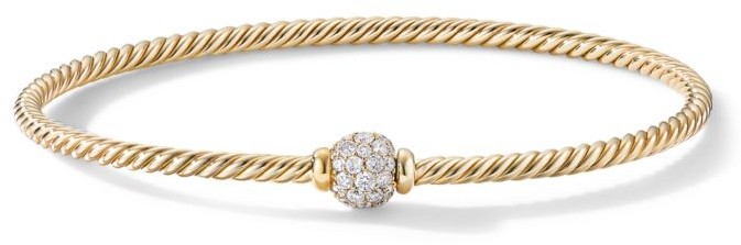 David Yurman Solari Center Station Bracelet in 18K Yellow Gold with ...