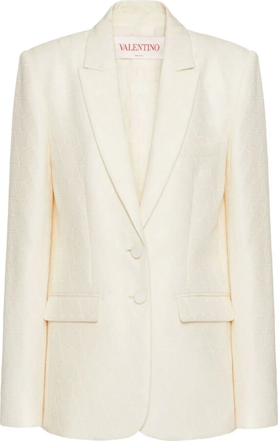 Valentino Garavani `Toile Iconographe` Blazer - ShopStyle