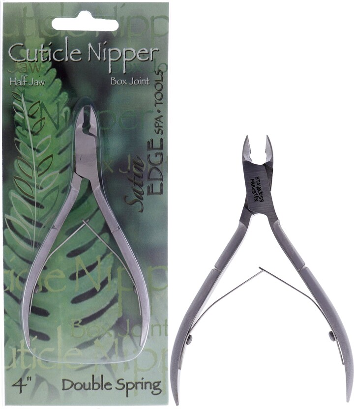 Cuticle Nipper Double Spring - Half Jaw by Satin Edge for Unisex - 4 ...
