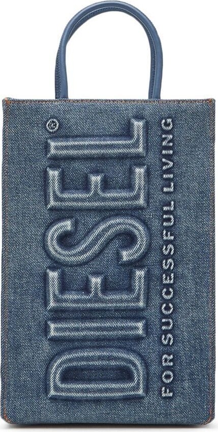 Diesel Logo-Embossed Denim Tote Bag - ShopStyle