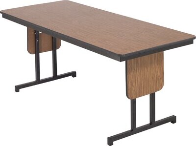 AmTab Manufacturing Corporation Height Adjustable Training Table with ...