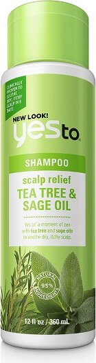Yes To Naturals Tea Tree & Sage Oil Scalp Relief Shampoo - 12 fl oz ...
