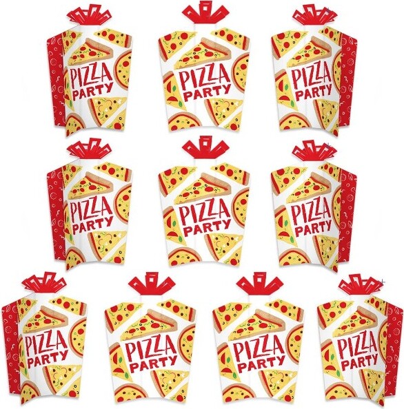 Big Dot of Happiness Pizza Party Time - Table Decorations - Baby Shower ...