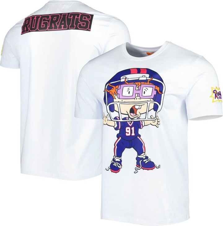 Men's and Women's Freeze Max White Rugrats Wide Open Football T-shirt ...