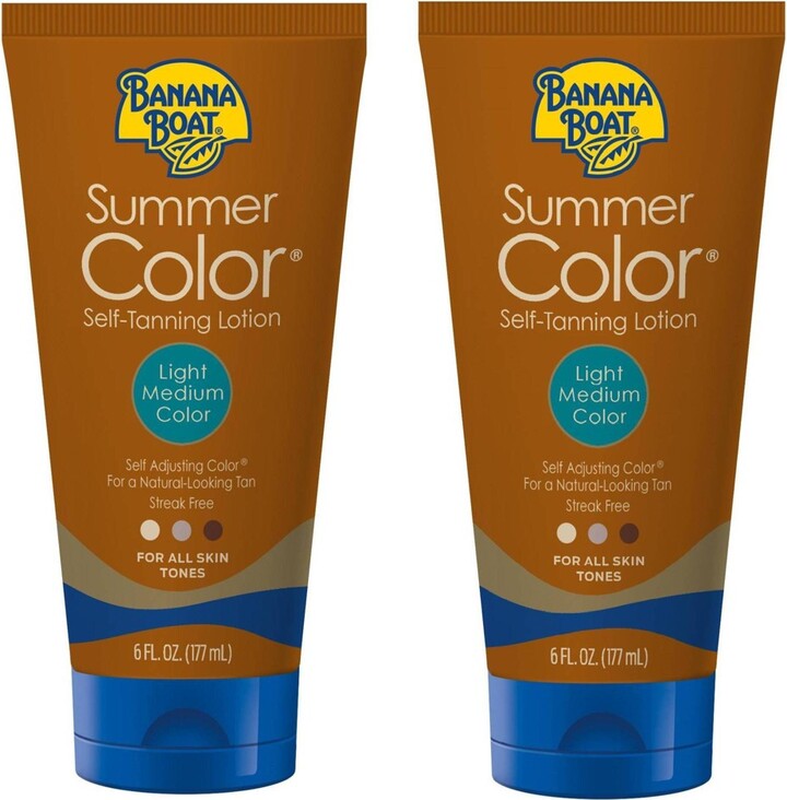 Banana Boat Light/Medium Sunless Tanning - Twin Pack - 12 fl oz ...
