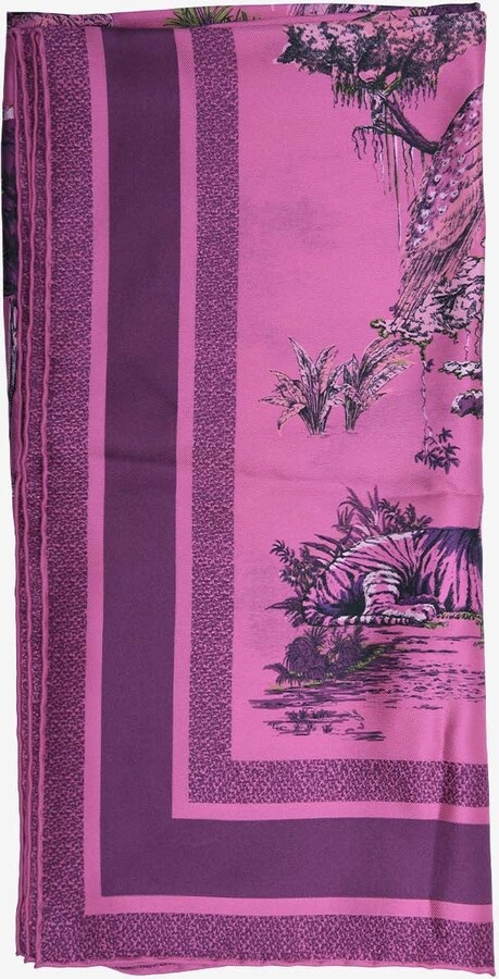 Christian Dior Animal Patterns Silk Scarf - ShopStyle Scarves & Wraps