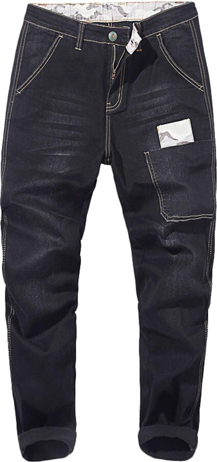 Generic Men's Streetwear Harajuku Jeans Graffiti Wide Leg Baggy Cartoon ...