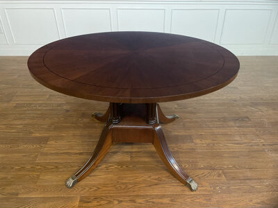 Leighton Hall Furniture Extendable Pedestal Dining Table - ShopStyle