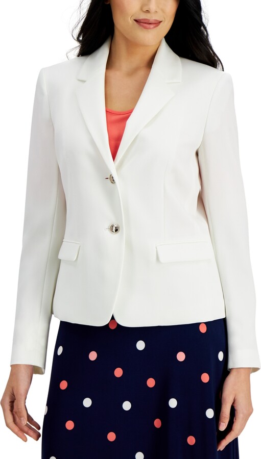 Kasper Two-Button Blazer, Regular and Petite Sizes - ShopStyle