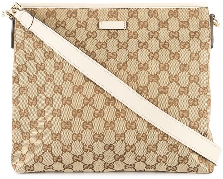 GG pattern shoulder bag - ShopStyle
