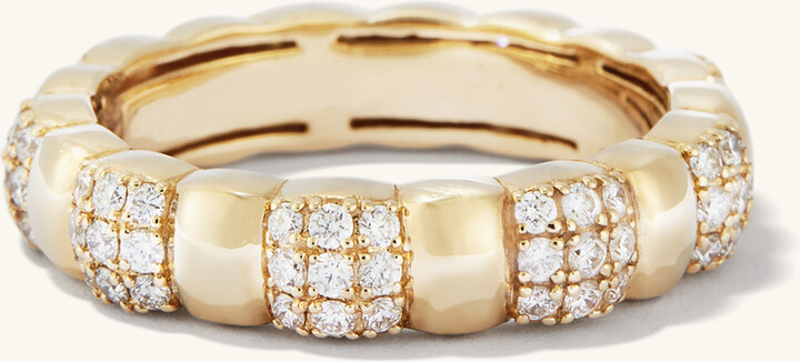 Mejuri Pave Diamond Soft Charlotte Ring - ShopStyle