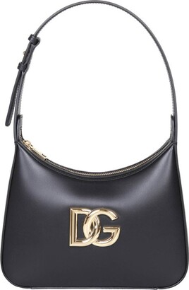 Dolce & Gabbana Logo Plaque Shoulder Bag - ShopStyle