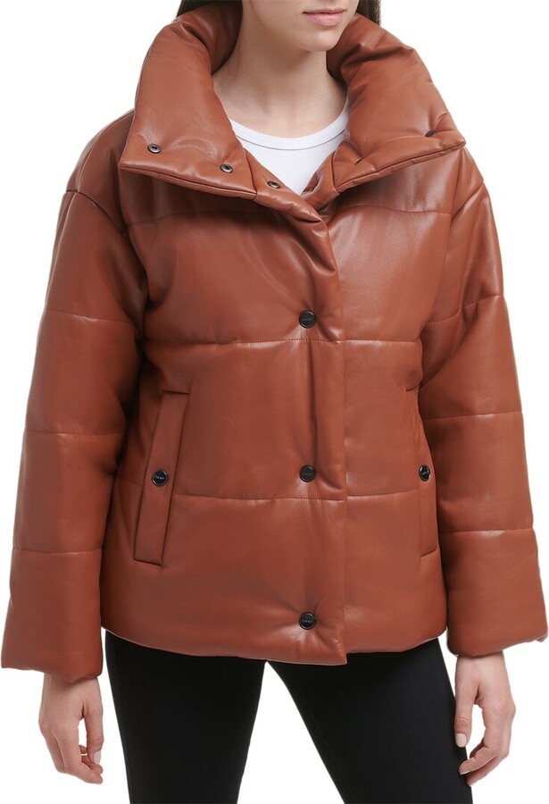 DKNY Short Puffer Jacket - ShopStyle