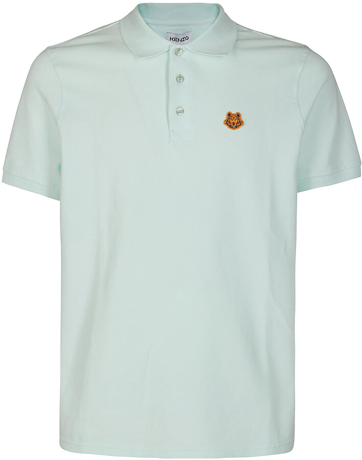 Kenzo Green Cotton Polo Shirt - ShopStyle