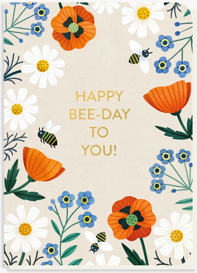 Stormy Knight Bee-friendly Seed Stick Birthday Card - ShopStyle