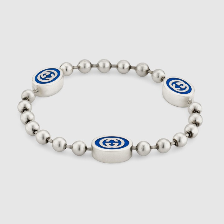 Gucci Interlocking G boule chain bracelet - ShopStyle