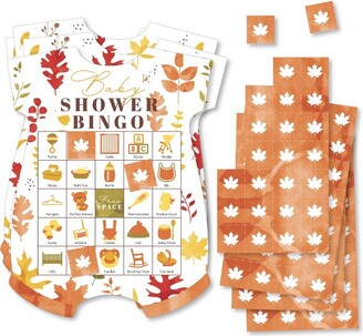 Big Dot of Happiness Fall Foliage Baby - Picture Bingo Cards and ...