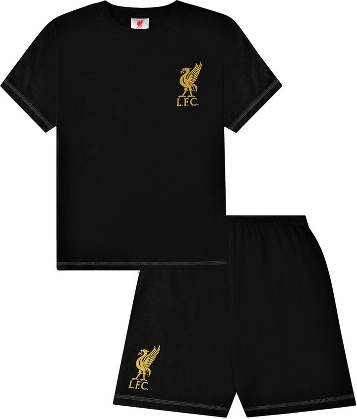 Liverpool F.C. Liverpool Football Club Short Pyjamas LFC Cotton Black ...
