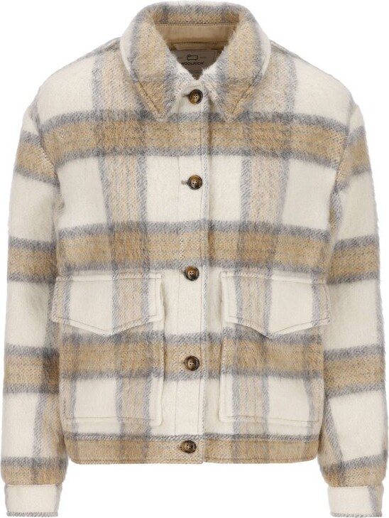 Woolrich Check-Pattern Buttoned Shirt Jacket - ShopStyle